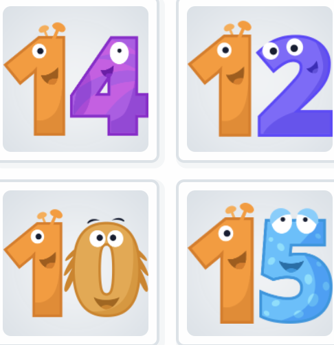 The numbers 10 to 15 - Global Digital Library - Global Digital Library